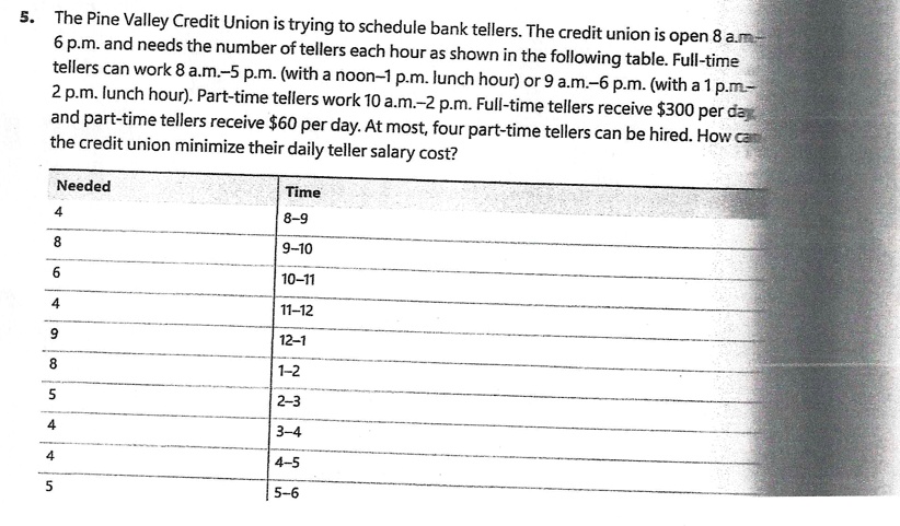 SOLVED: Please excel to solve the above following question. 5. The Pine ...