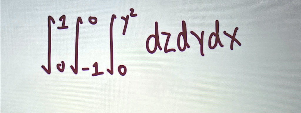 Draw the region of integration and rewrite integral in 5 different ways ...