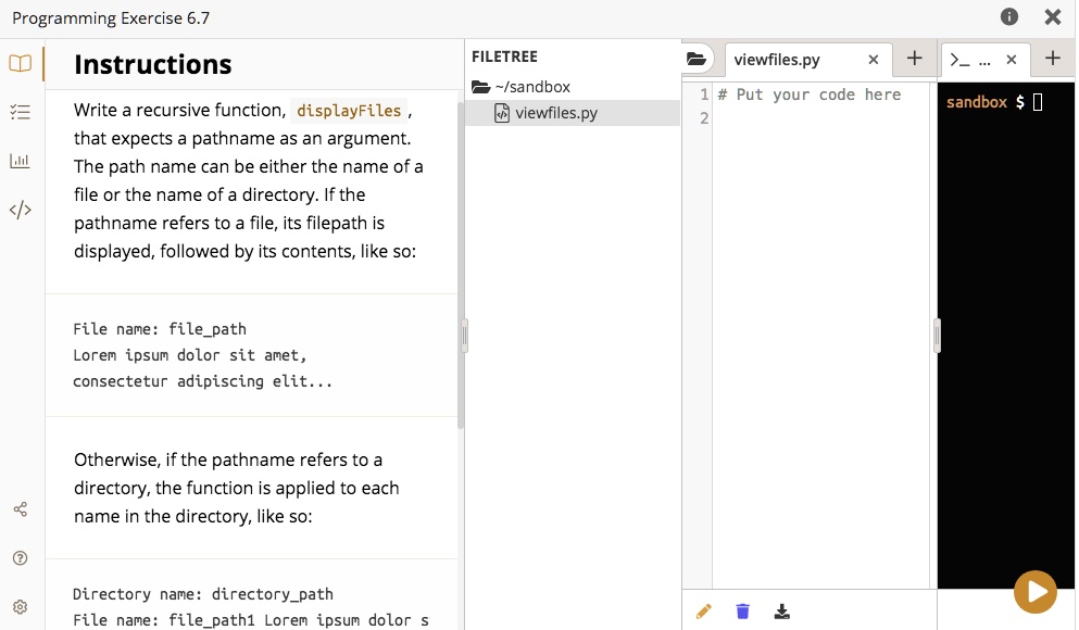 SOLVED PYTHON Write A Recursive Function DisplayFiles That Expects