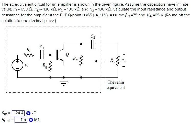 question 11 microelectronic circuit design 5th ed chapter 13 the ac equivalent circuit for an ...