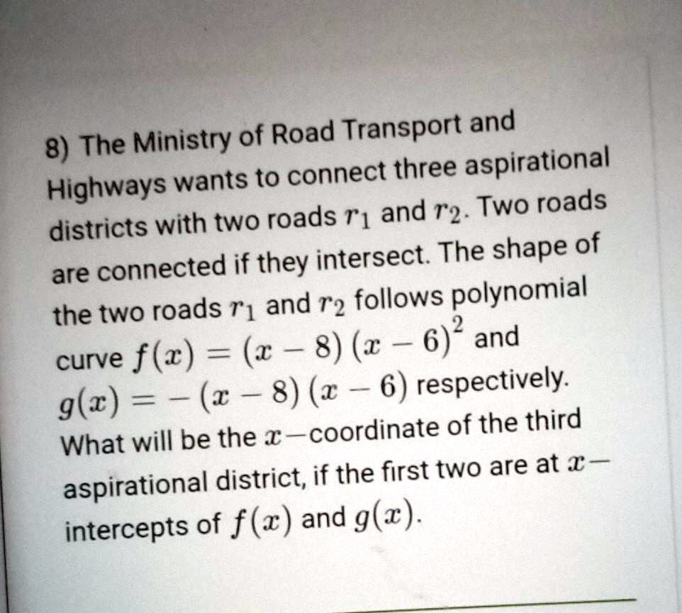 8 The Ministry Of Road Transport And Highways Wants To Connect Three Aspirational Districts 
