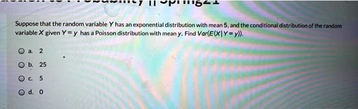 Solved Mp641 Suppose That The Random Variable Y Has An Exponential Distribution With Mean And 
