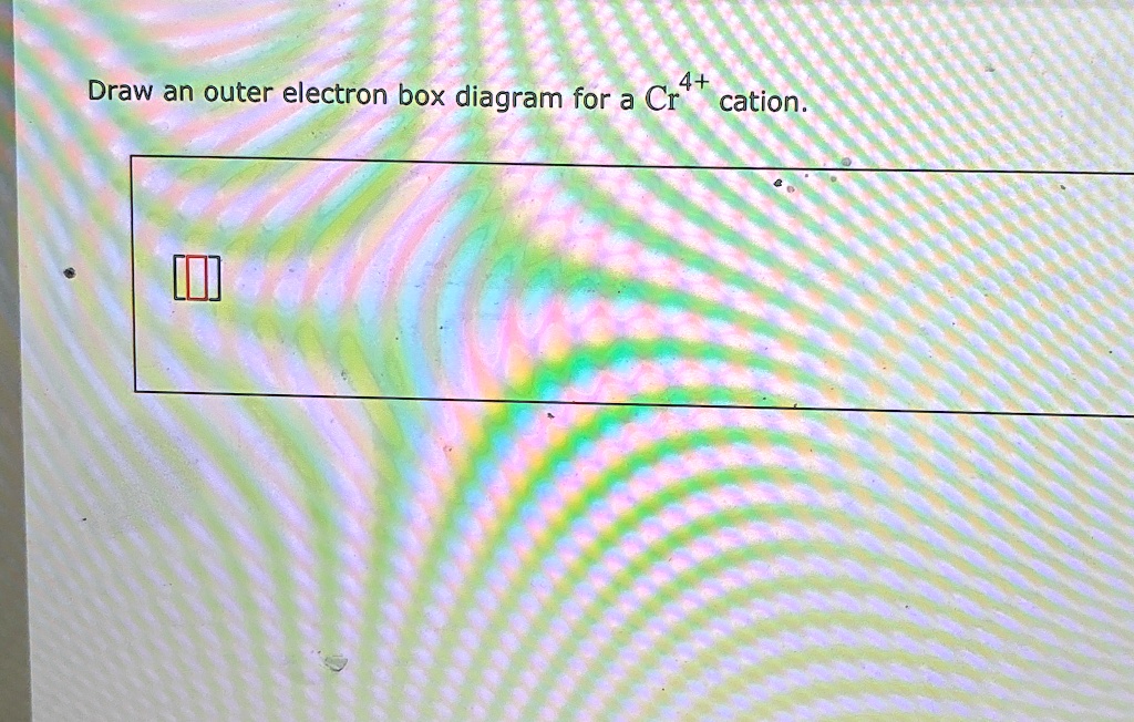 draw an outer electron box diagram for a cr4 cation draw an outer ...