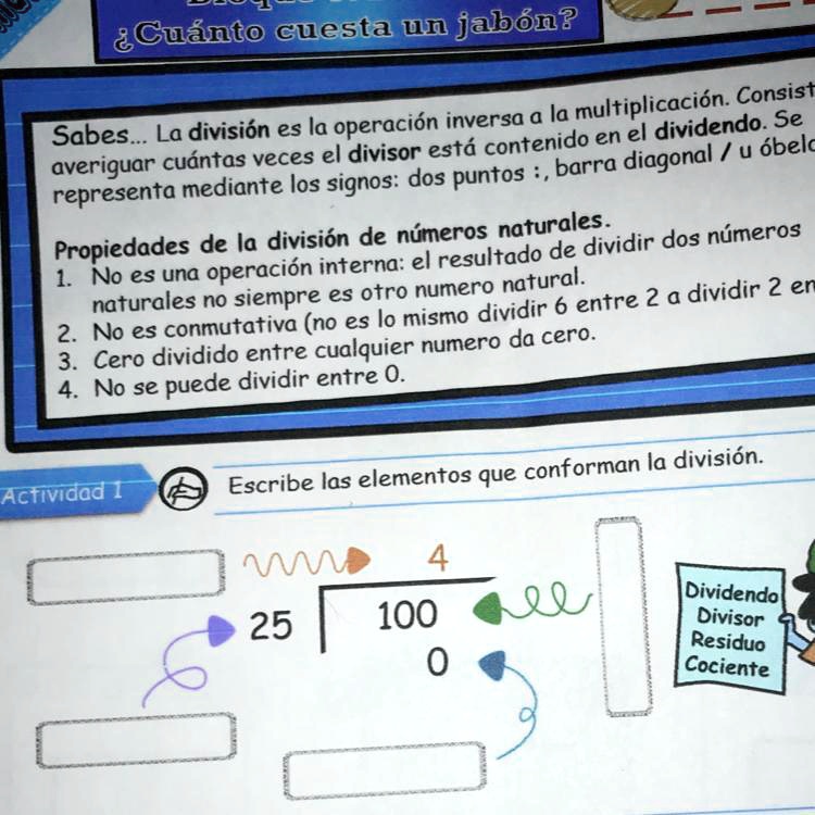 SOLVED: Sabes... La división es la operación inversa a la ...