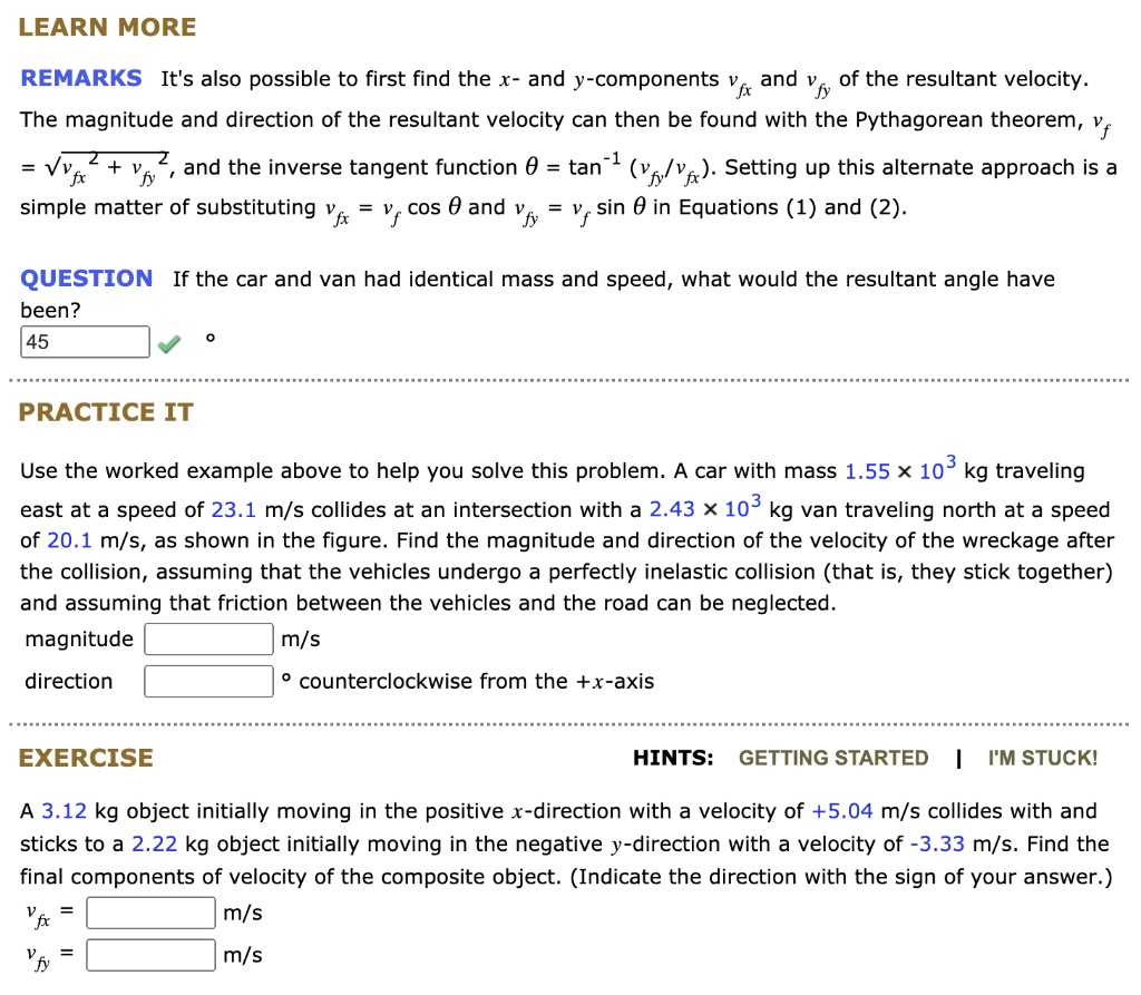 learn more remarks its also possible to first find the x and y ...