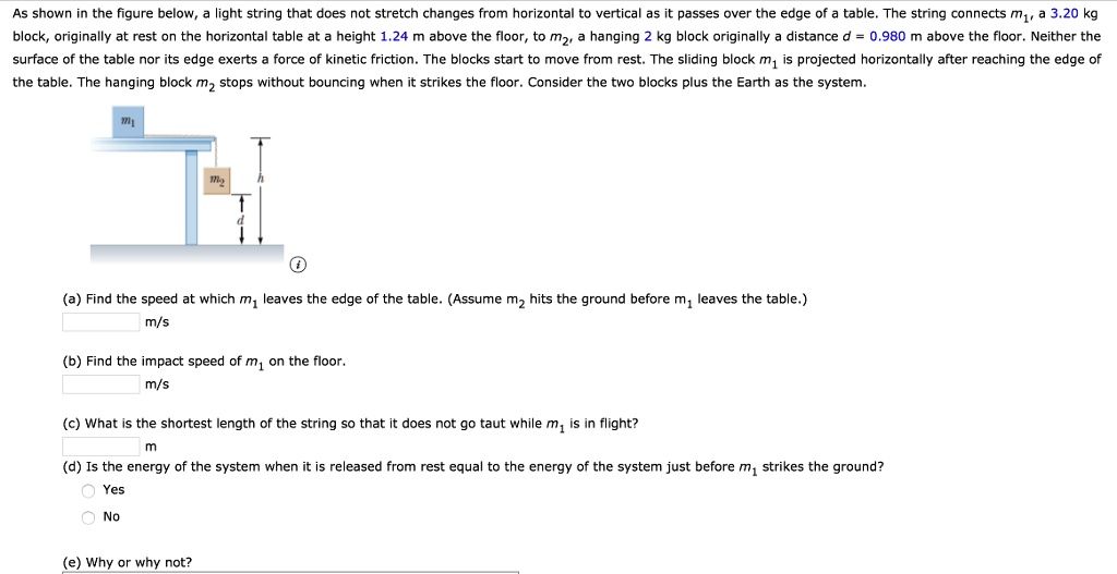 SOLVED: As shown in the figure below light string that does not stretch ...