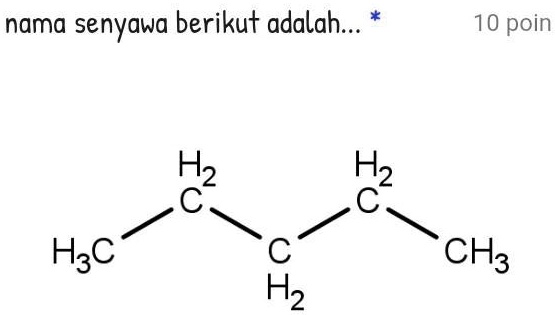 SOLVED: kak ada yang bisa bantu? nama senyawa berikut adalah 10 poin Hz ... SOLVED: kak ada yang bisa bantu? nama senyawa berikut adalah 10 poin Hz ...