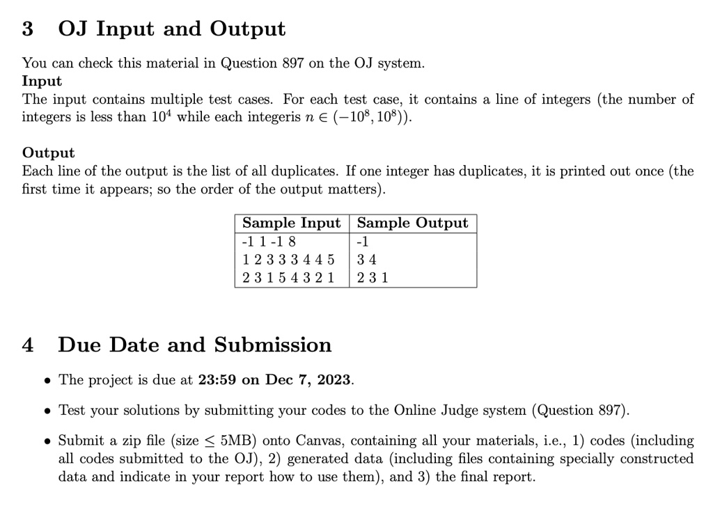 3 Oj Input And Output You Can Check This Material In Question 897 On 2965
