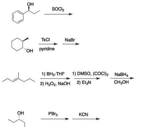 Socl2 Substitution Mechanism