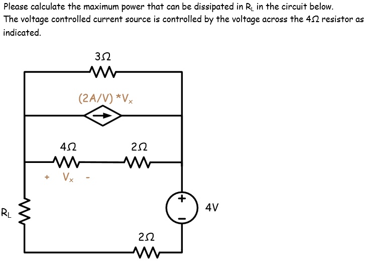 SOLVED: Maximum power dissipated by Rl Please calculate the maximum ... SOLVED: Maximum power dissipated by Rl Please calculate the maximum ...