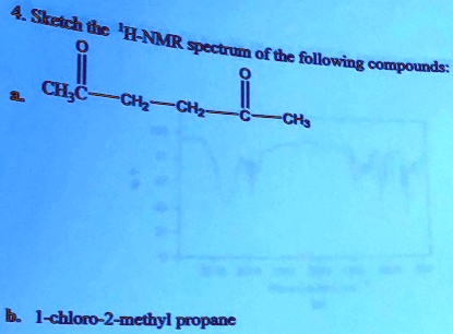 SOLVED: Skecht tc 'H-NMR = stum 5 ofte following " compounds: CLC 0lz Cz CHs 1-chloro-2-methyl ...