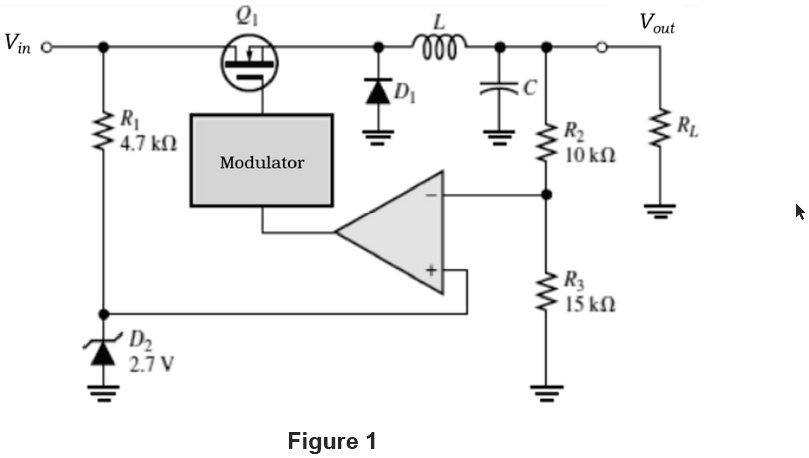 SOLVED: Given a voltage regulator as shown in Figure 1, name the type ...