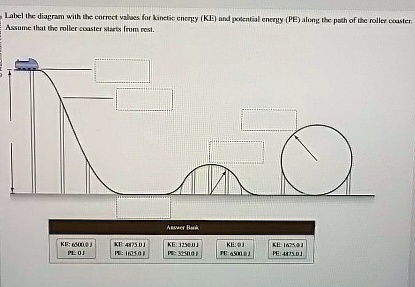 VIDEO solution: Label the diagram with the correct values for kinetic ...