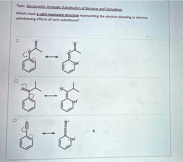 SOLVED: Topic: Electrophilic Aromatic Substitution of Benzene and ...