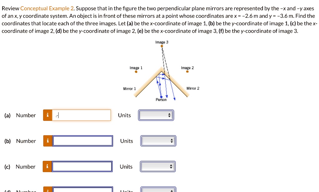 SOLVED: Review Conceptual Example 2. Suppose that in the figure, the two perpendicular plane ...