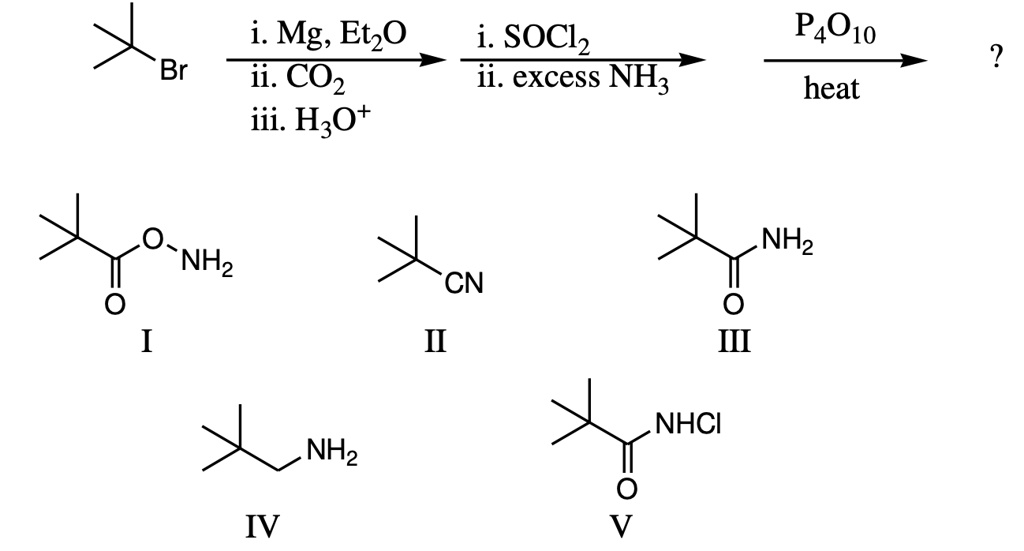 SOLVED: 16. What is the final product of this sequence of reactions? A ...
