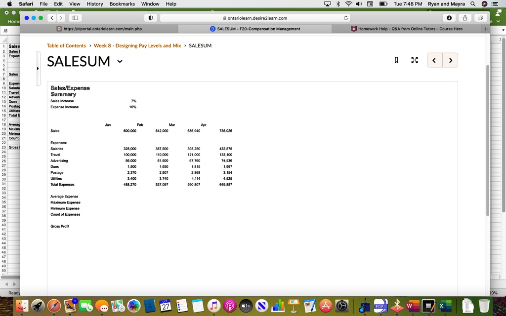 continuing with your salesumxls document copy the titles in cells b6e6 ...