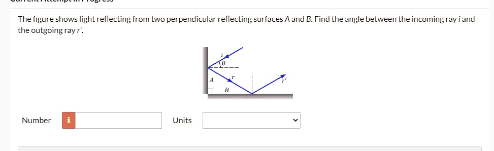 [GET ANSWER] the figure shows light reflecting from two perpendicular ...