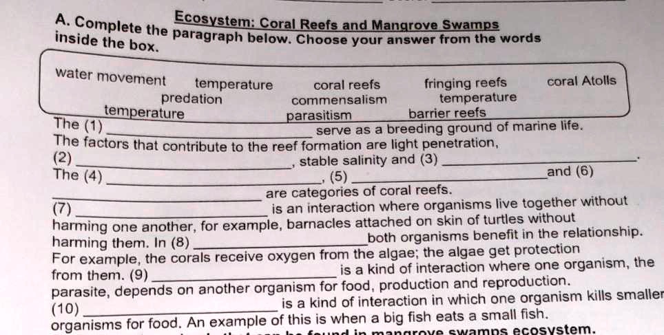 science science science a complete ecosystem the coral reefs and ...