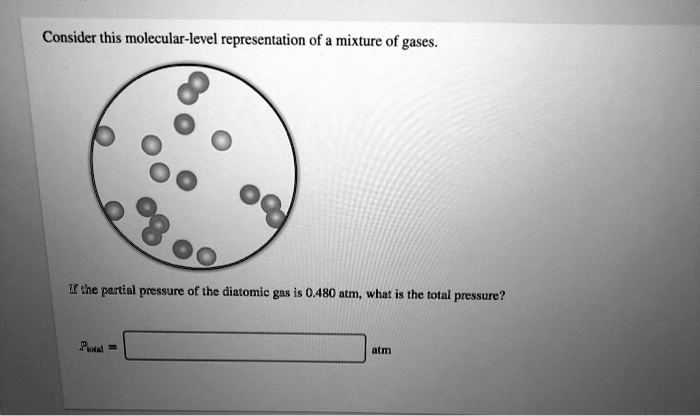 consider this molecular level representation of mixture of gases if ghe ...