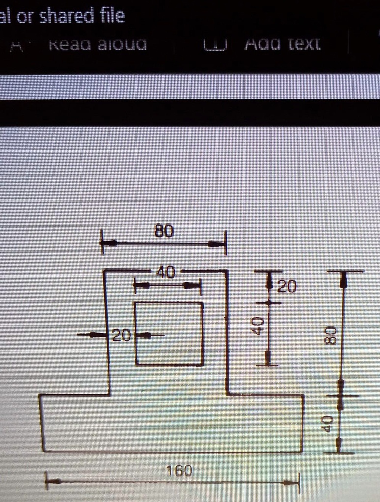 Calculate the position of the centroids and second moment of areas ...