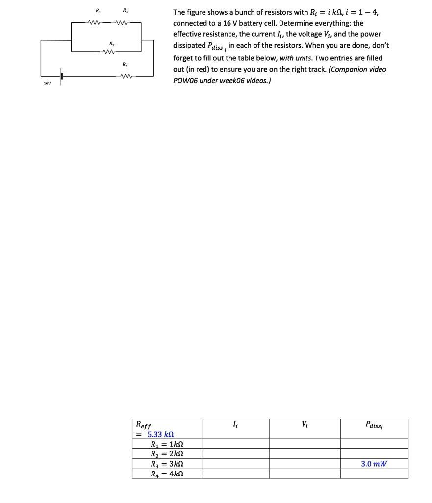 SOLVED: R1 and R3 are in series R2 is parallel to R1 and R3 The figure ...