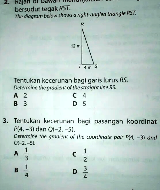 2 rajan ul dawan bersudut tegak rst the diagram below shows a right ...