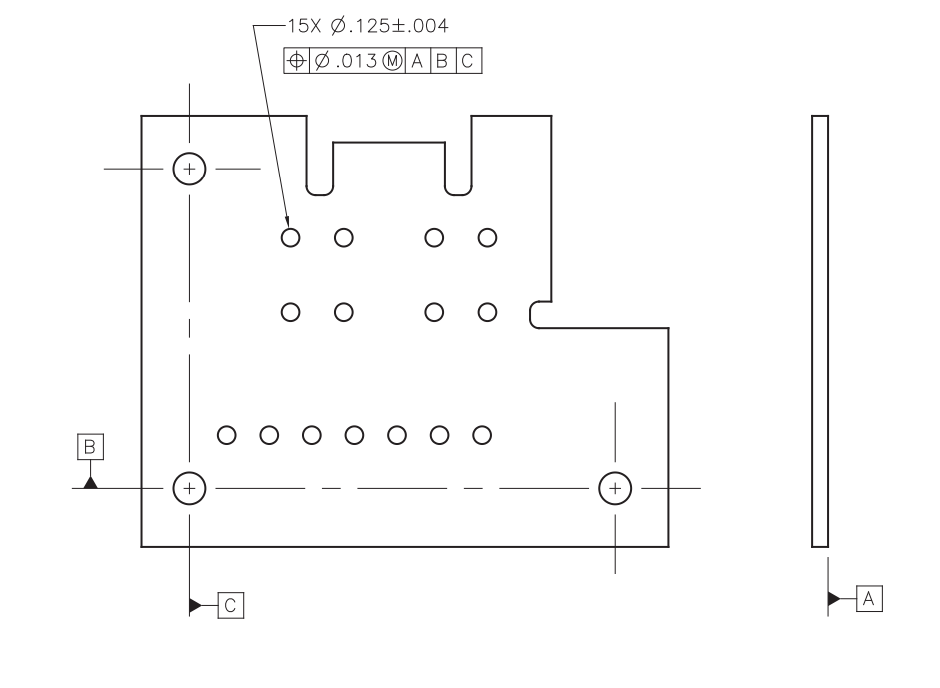 Explain why the shown drawing is wrong and correct the drawing.