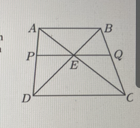 SOLVED: Trapezoid ABCD has parallel sides AB and CD of length 12 and 18, respectively. Diagonals ...