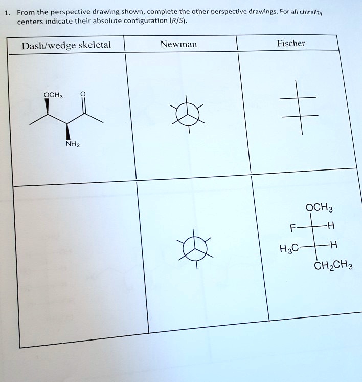 SOLVED: From the perspective drawing shown, complete the other ...