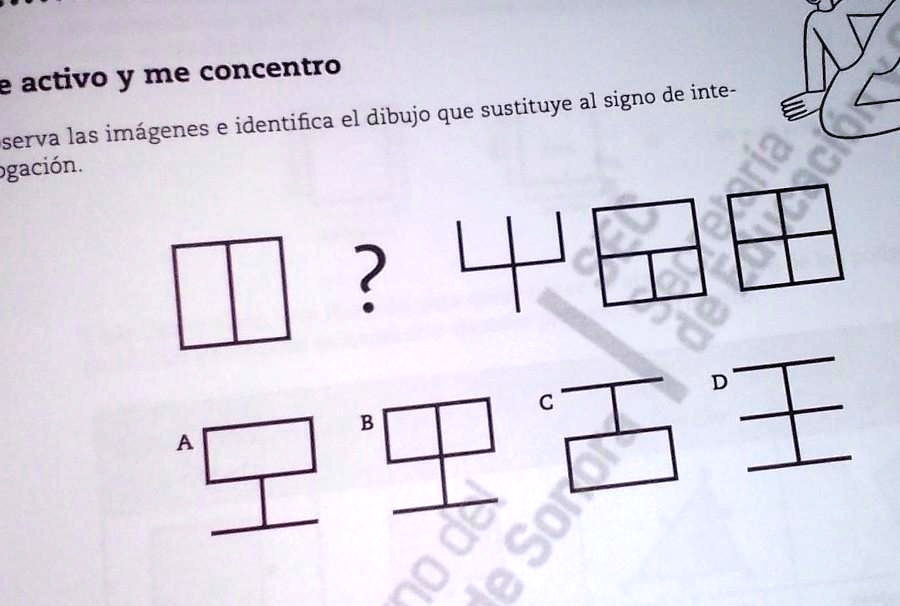 SOLVED: observa la imagen e identifica el dibujo que sustituye al signo ...