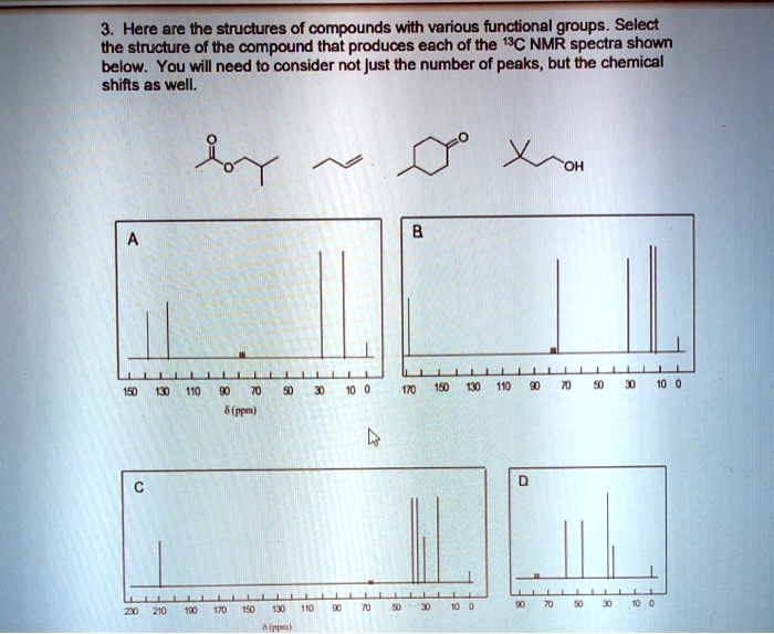 SOLVED: Here are the structures of compounds with various functional groups Select the structure ...