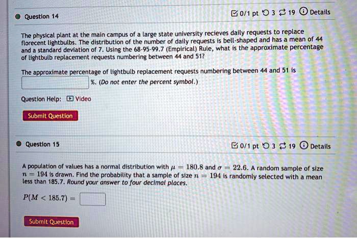 SOLVED:Question 14 C01 pt $ 3 â‚¬19 0 Details The physical plant at the ...