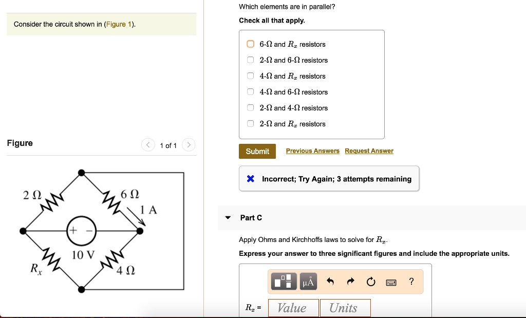 SOLVED: Which elements are in parallel? Consider the circuit shown in ...