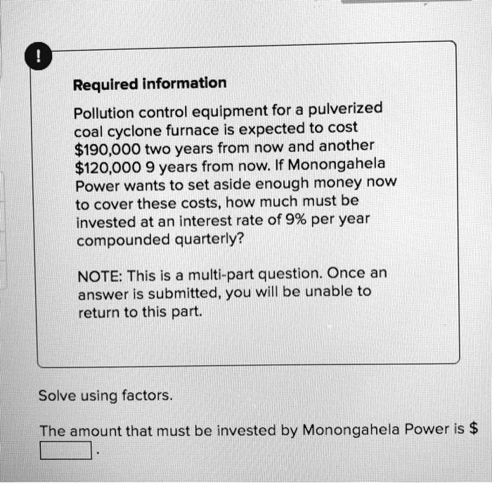 required information pollution control equipment for a pulverized coal ...