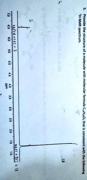5. Provide the structure of a molecule with molecular formula C14H20O2 that is consistent with ...