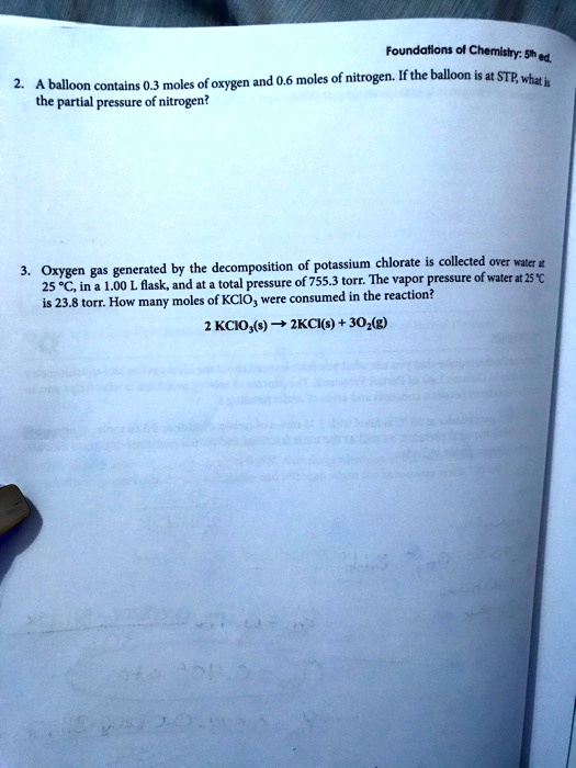 foundaliont ol chembhy 2 54 balloon contains 03 moles of oxygen and 06 ...