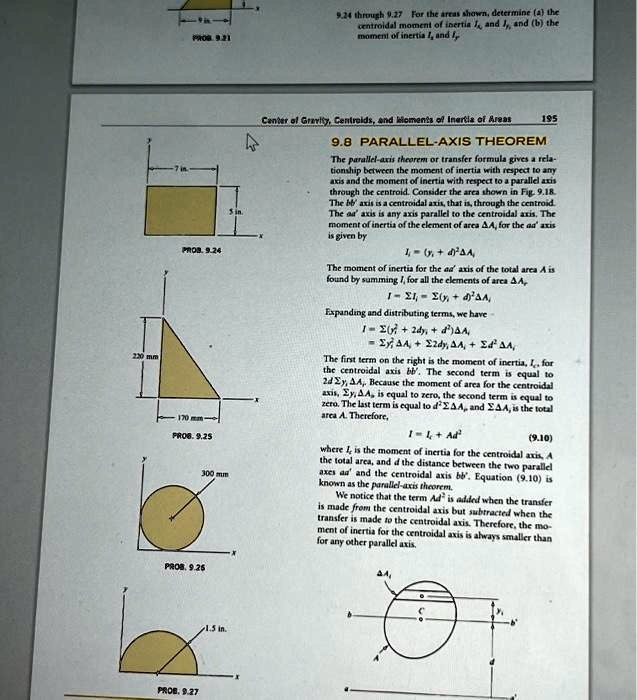 problem 925 924 through 927 for the area shown determine a the ...