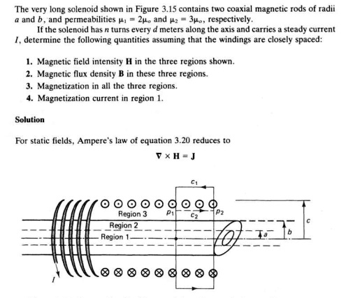 SOLVED: The very long solenoid shown in Figure 3.15 contains two ...