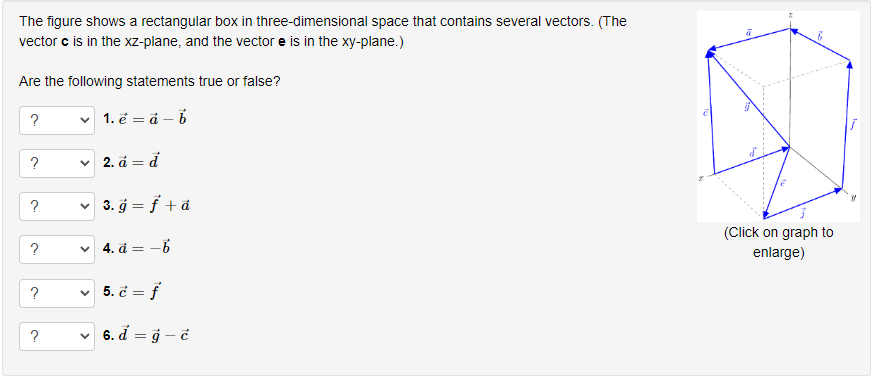 The figure shows a rectangular box in three-dimensional space that ...