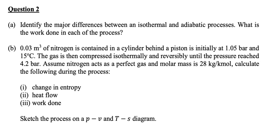 SOLVED: Question 2 (a) Identify the major differences between an ...