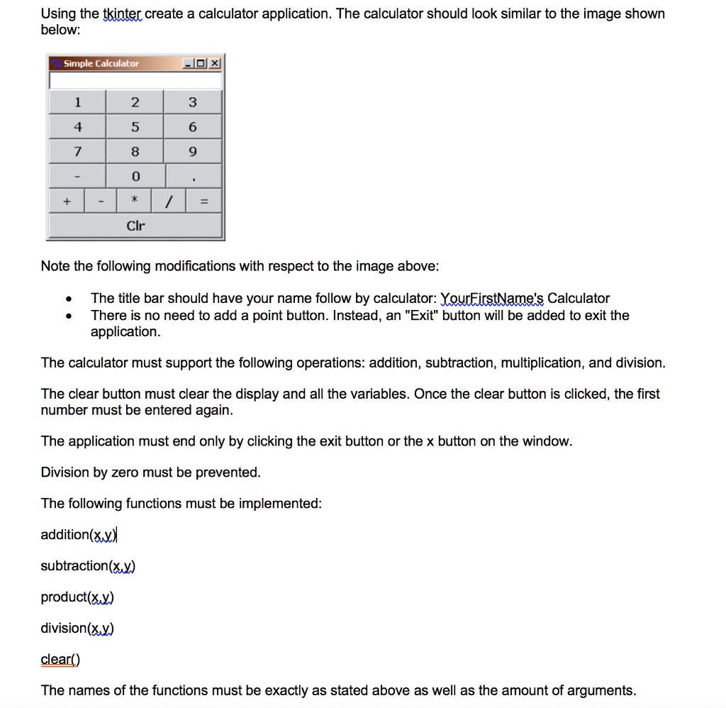 Text Coding Help In Python Using Tkinter Using Tkinter Create A Calculator Application The