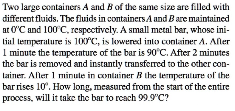 SOLVED: Two large containers A and B of the same size are filled with different fluids. The ...