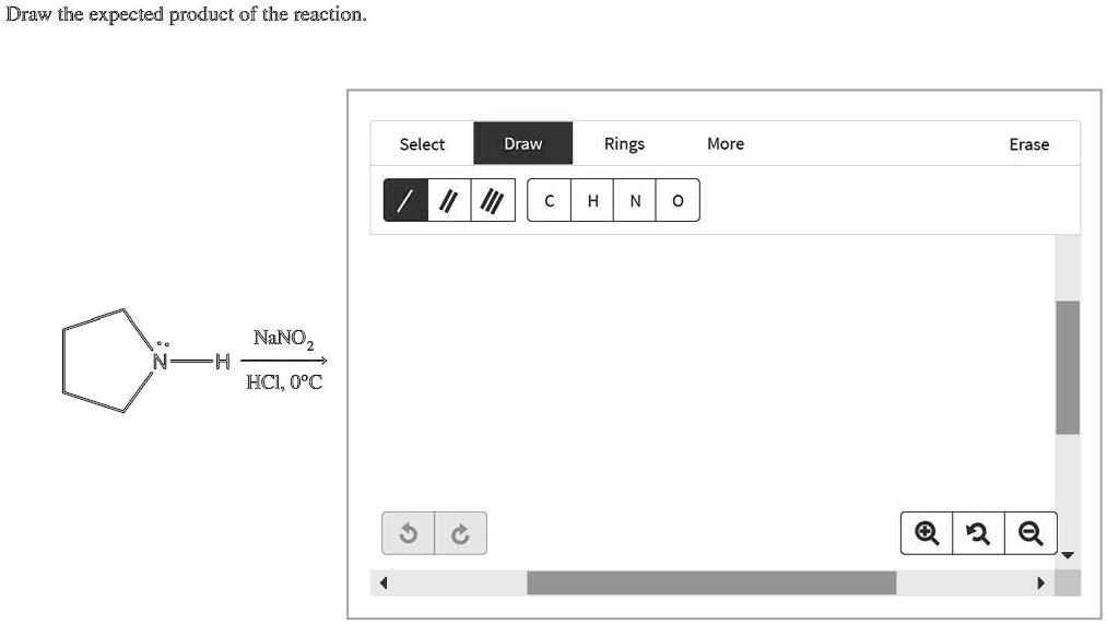 SOLVED: Draw the expected product of the reaction: Select Draw Rings ...