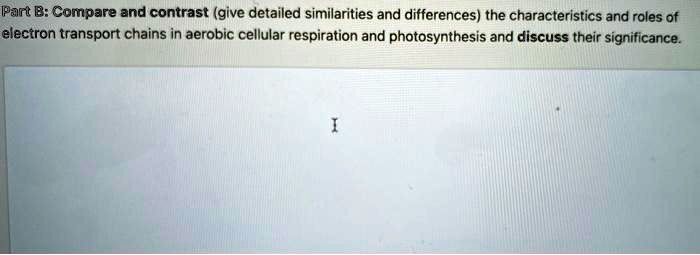 VIDEO solution: Part B: Compare and contrast (give detailed ...