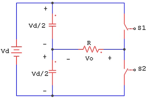 SOLVED: A single-phase inverter made with a square-wave half-bridge ...