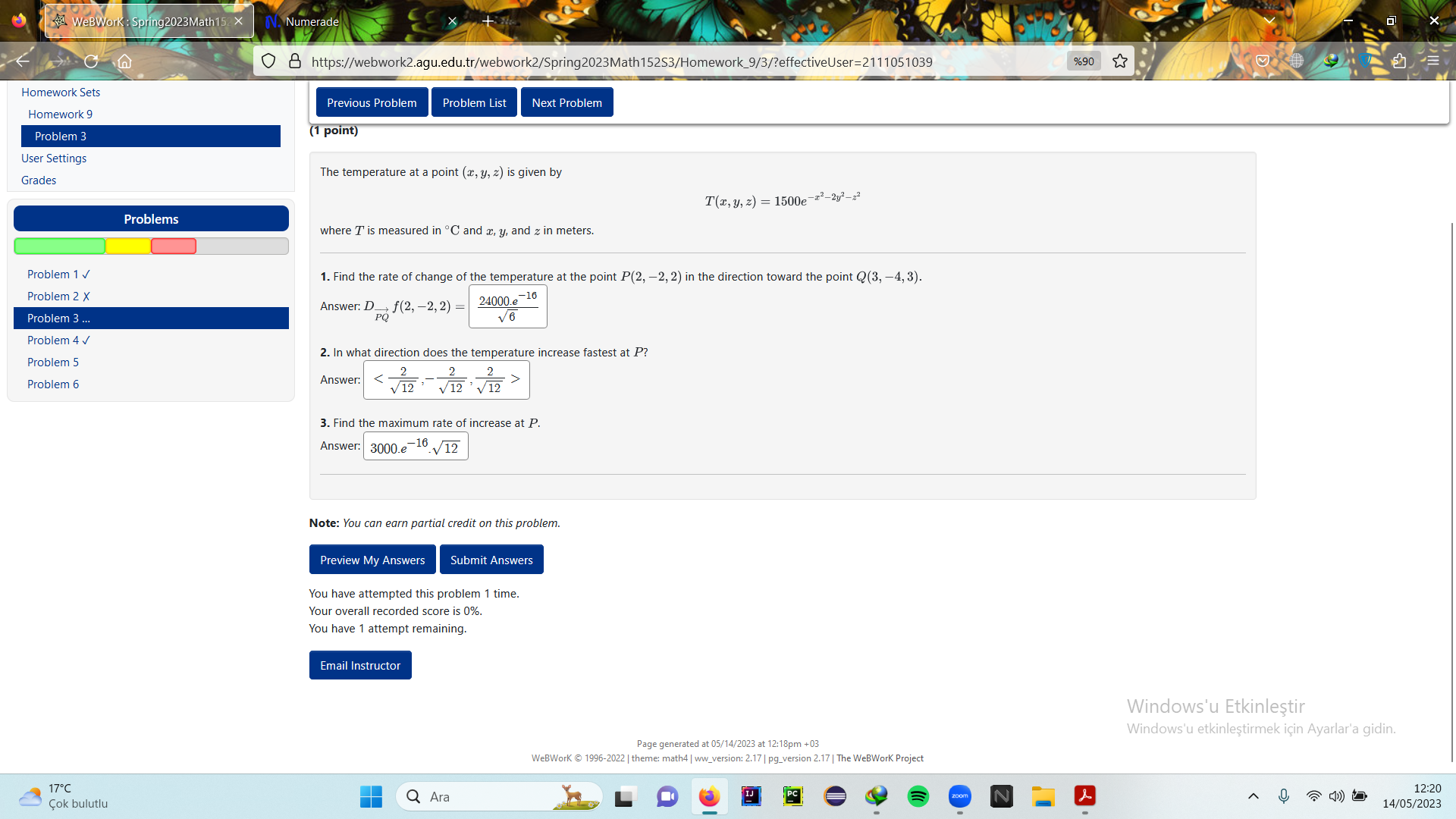SOLVED: Homework Sets Homework 9 Problem 3 User Settings Grades ...