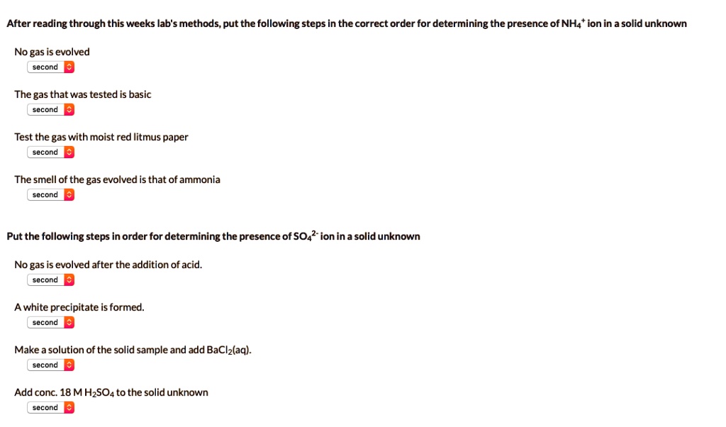 after reading through this weeks labs methodsput the following steps in the correct order for ...