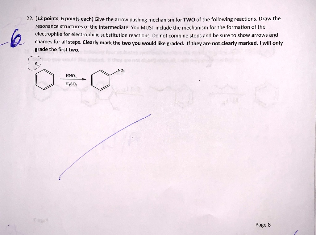 SOLVED: 22. (12 points, 6 points each) Give the arrow pushing mechanism for TWO of the following ...