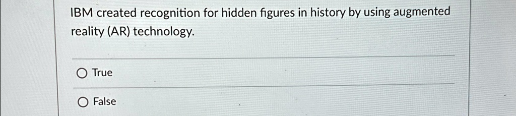 IBM created recognition for hidden figures in history by using ...